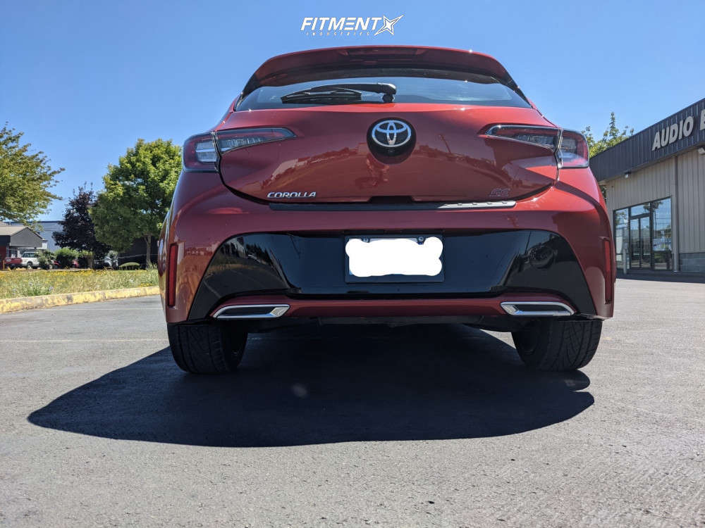 2019 Toyota Corolla SE with 18x8.5 Konig Hexaform and Continental ...