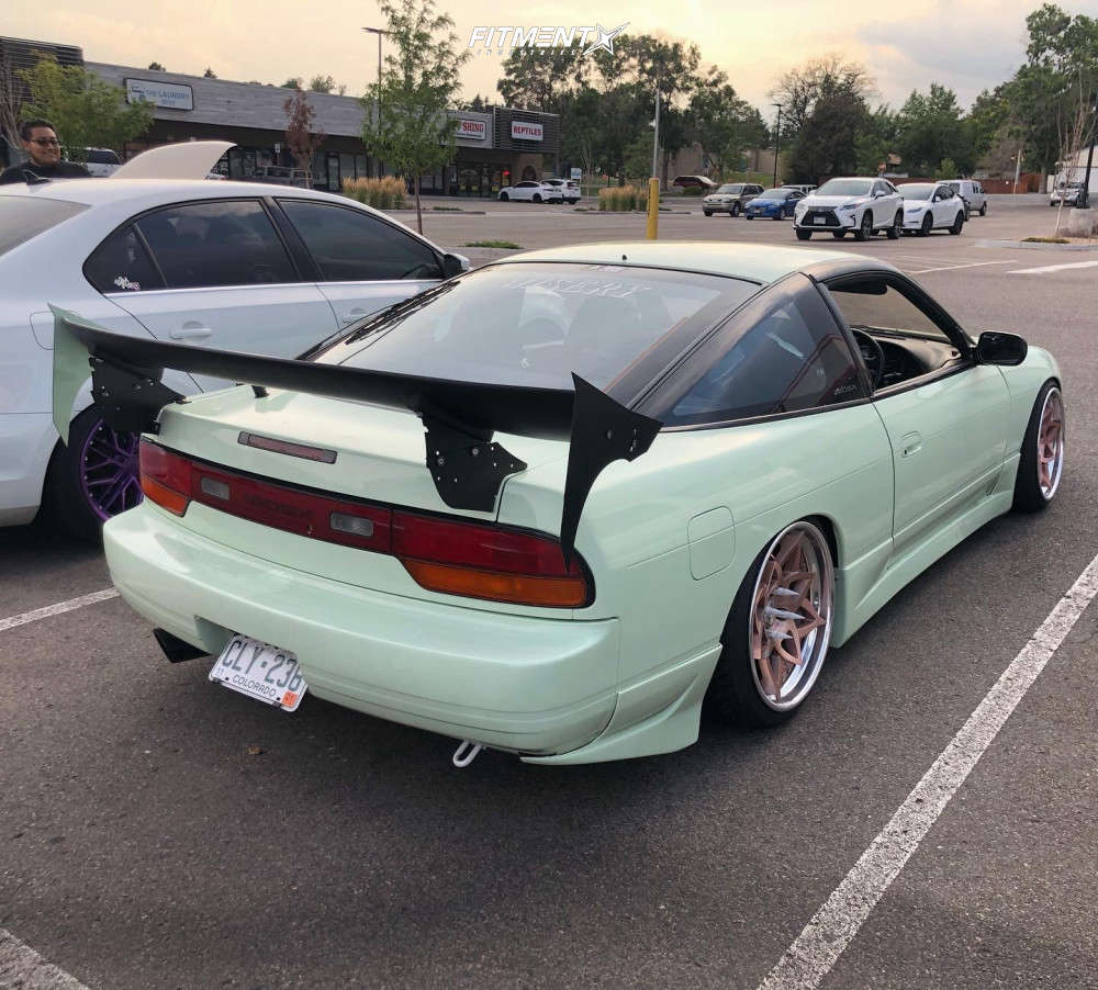 1993 Nissan 240SX Base with 18x9.5 SevenK Nika-s and Federal 225x35 on ...