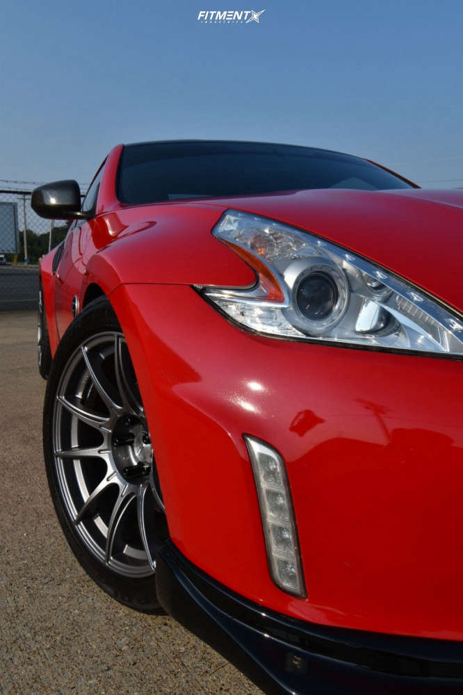 2015 Nissan 370Z Base with 18x9.5 SSR Gtx01 and Federal 245x45 on ...