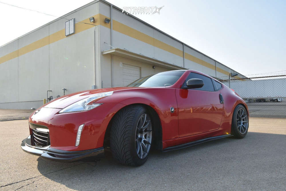 2015 Nissan 370Z Base with 18x9.5 SSR Gtx01 and Federal 245x45 on ...