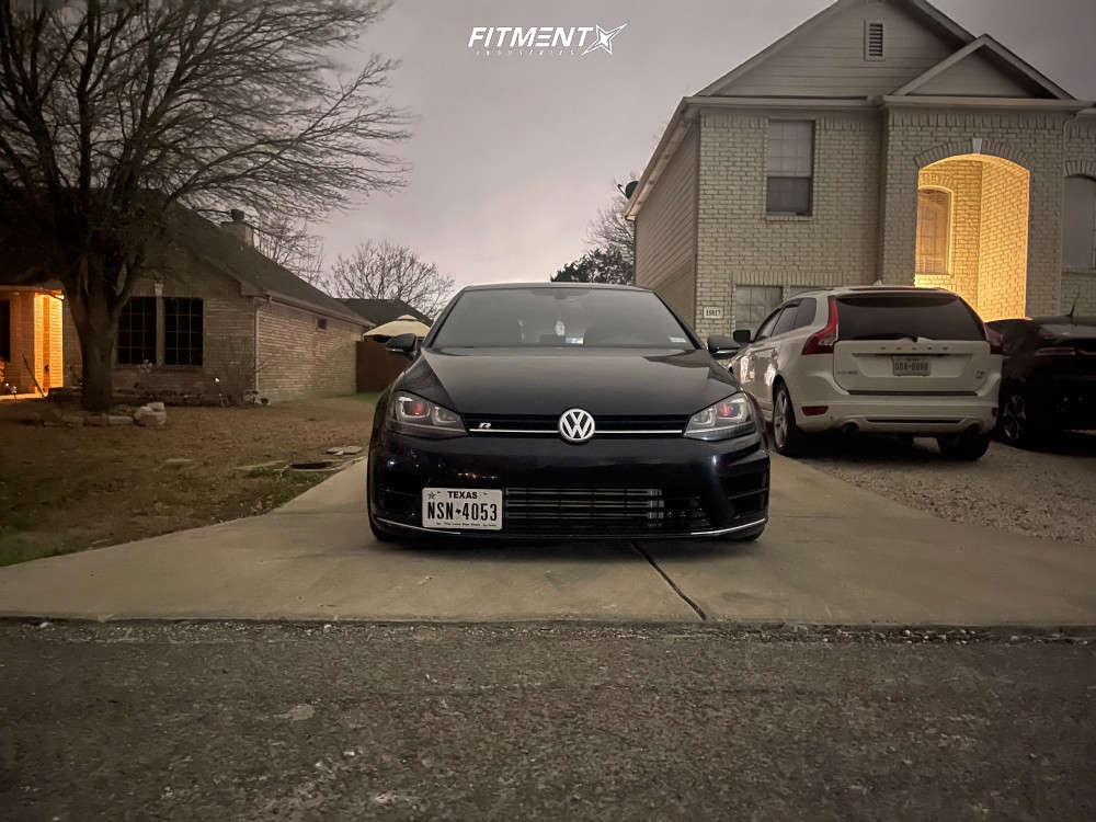 2016 Volkswagen Golf R Base with 18x9 Enkei Rpf1 and Nitto 235x40 on ...
