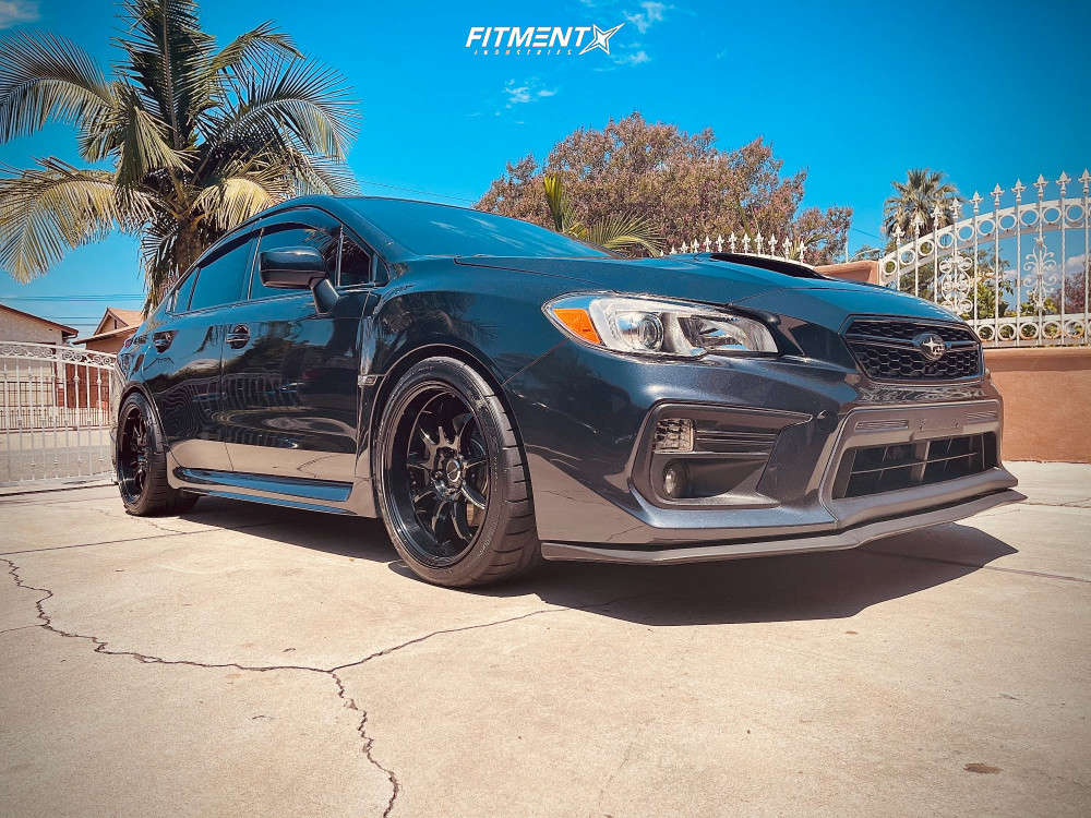 2017 Subaru WRX Base with 18x9.5 Work Emotion D9r and Falken 265x35 on ...