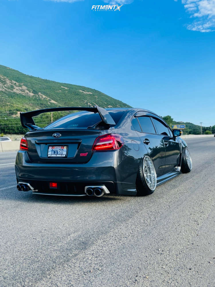 2020 Subaru WRX STI Base with 18x10 GMR Vx-6 and Accelera 215x35 on Air ...