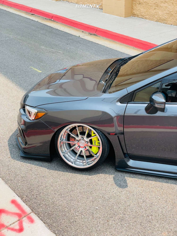 2020 Subaru WRX STI Base with 18x10 GMR Vx-6 and Accelera 215x35 on Air ...