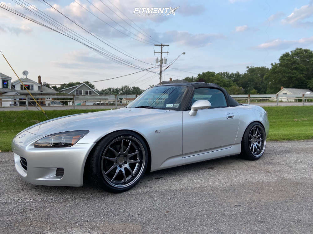 2002 Honda S2000 Base with 18x9.5 Aodhan Ds02 and Vercelli 225x40 on ...