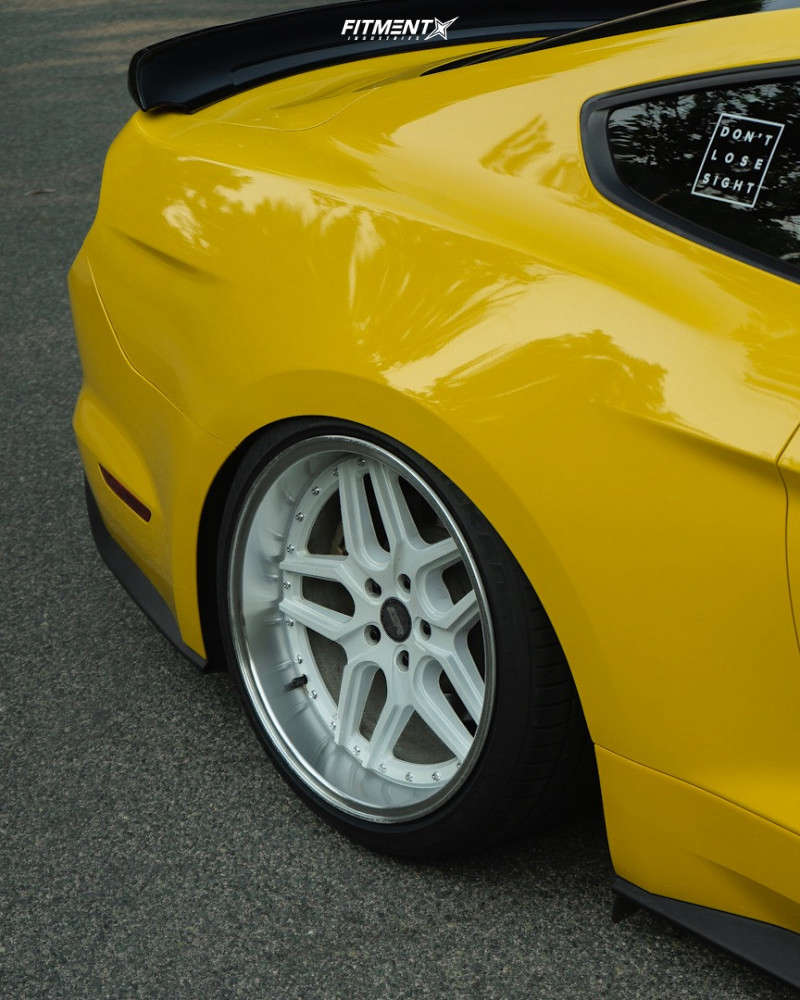 2015 Ford Mustang EcoBoost Premium with 19x10.5 ESR Cs15 and Falken ...