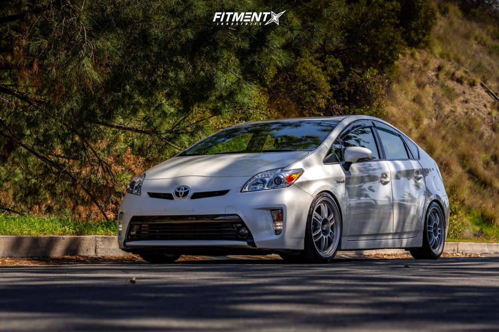 2015 Toyota Prius Persona Series with 18x8 Enkei Rpf1 and Nankang ...