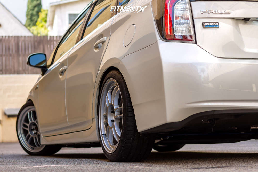 2015 Toyota Prius Persona Series with 18x8 Enkei Rpf1 and Nankang ...