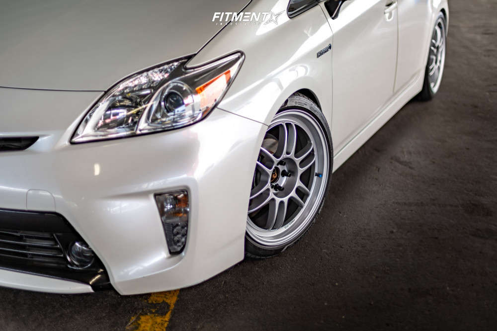 2015 Toyota Prius Persona Series with 18x8 Enkei Rpf1 and Nankang ...