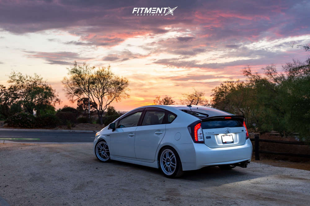 2015 Toyota Prius Persona Series with 18x8 Enkei Rpf1 and Nankang ...