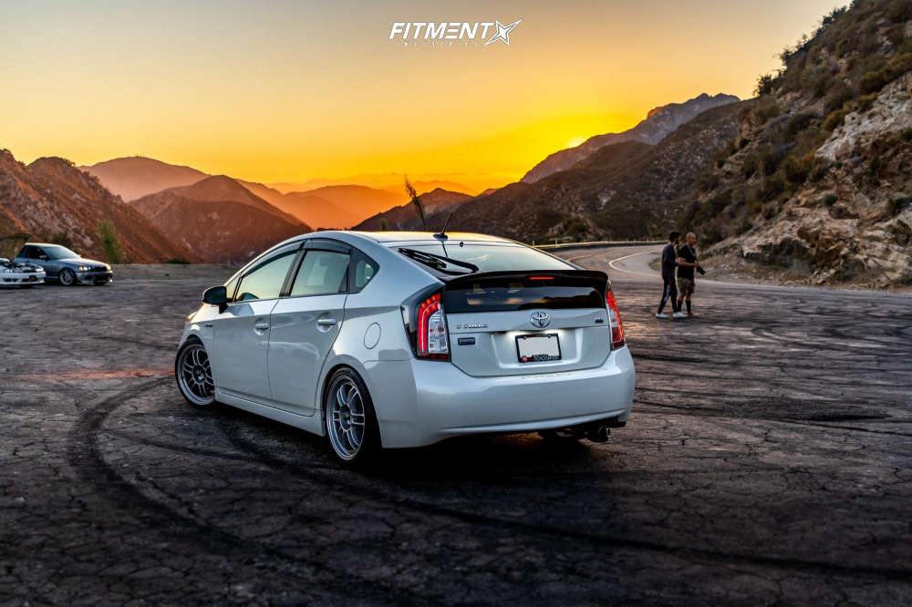 2015 Toyota Prius Persona Series with 18x8 Enkei Rpf1 and Nankang ...