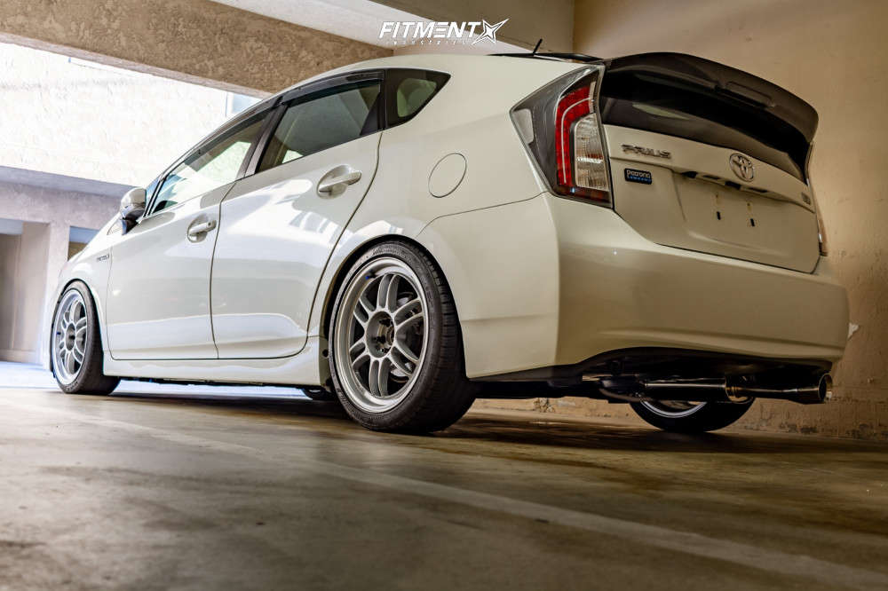 2015 Toyota Prius Persona Series with 18x8 Enkei Rpf1 and Nankang ...
