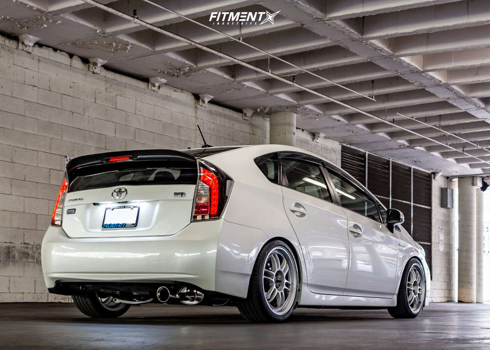 2015 Toyota Prius Persona Series with 18x8 Enkei Rpf1 and Nankang ...