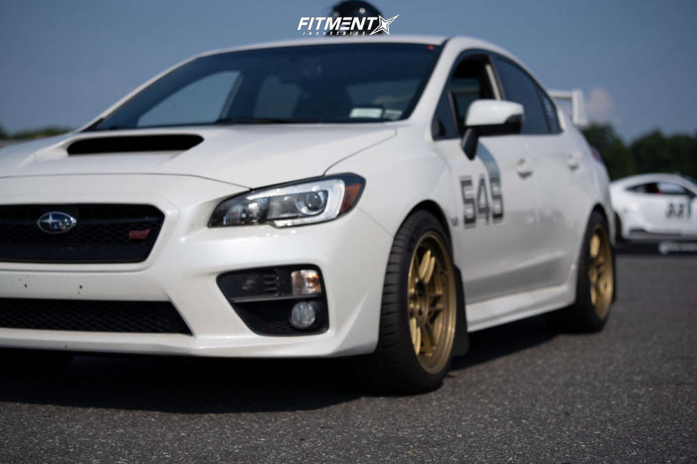 2017 Subaru WRX STI Base with 18x9.5 Enkei Rpf1 and Michelin 255x40 on ...