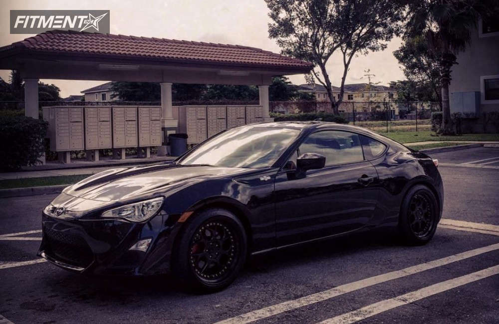 2016 Scion FR-S Base with 18x8.5 Aodhan DS01 and Nitto 225x45 on ...