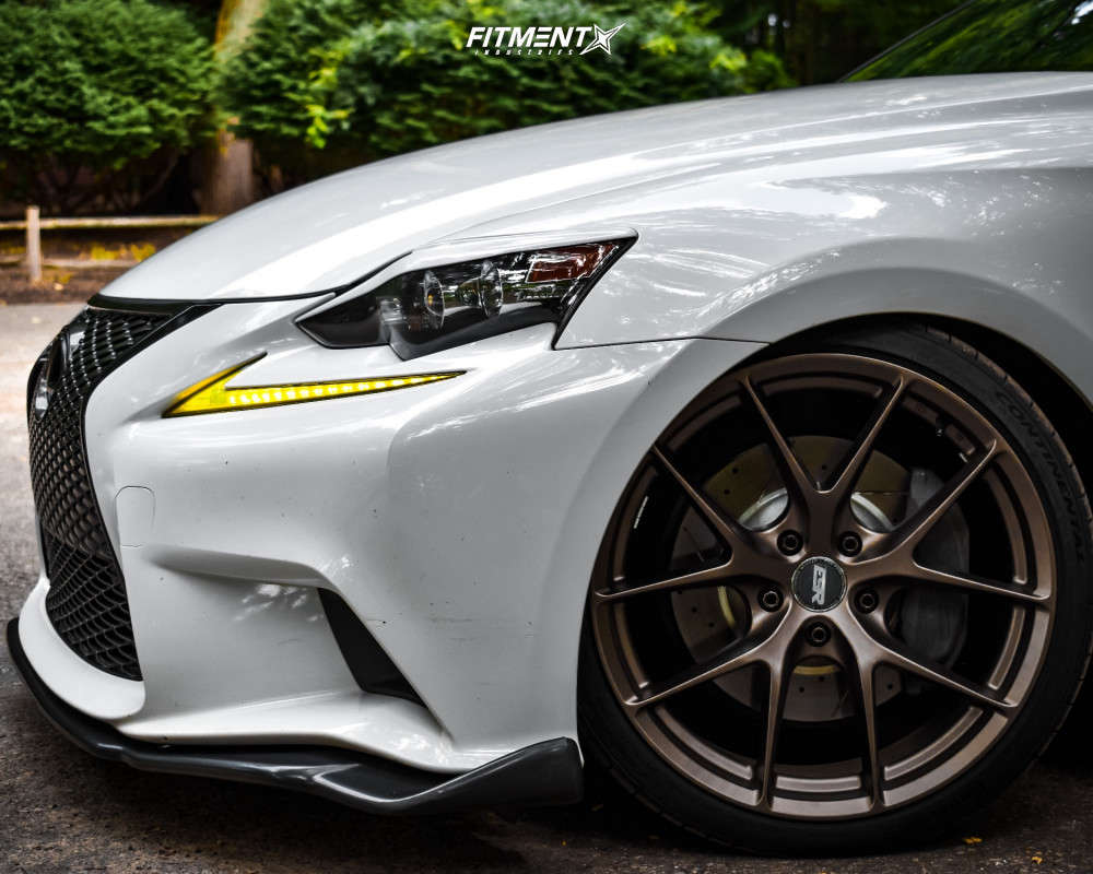 2016 Lexus IS300 F Sport with 19x8.5 ESR Rf2 and Continental 225x35 on ...