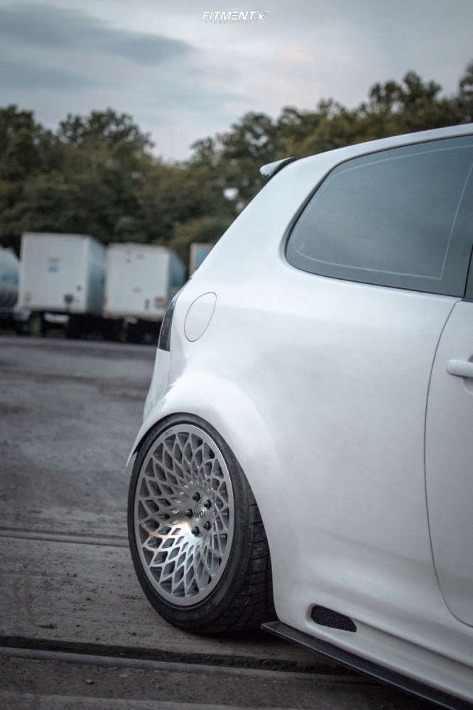 2008 Volkswagen Rabbit 2.5 with 18x8.5 WatercooledIND Mt10 and Toyo ...