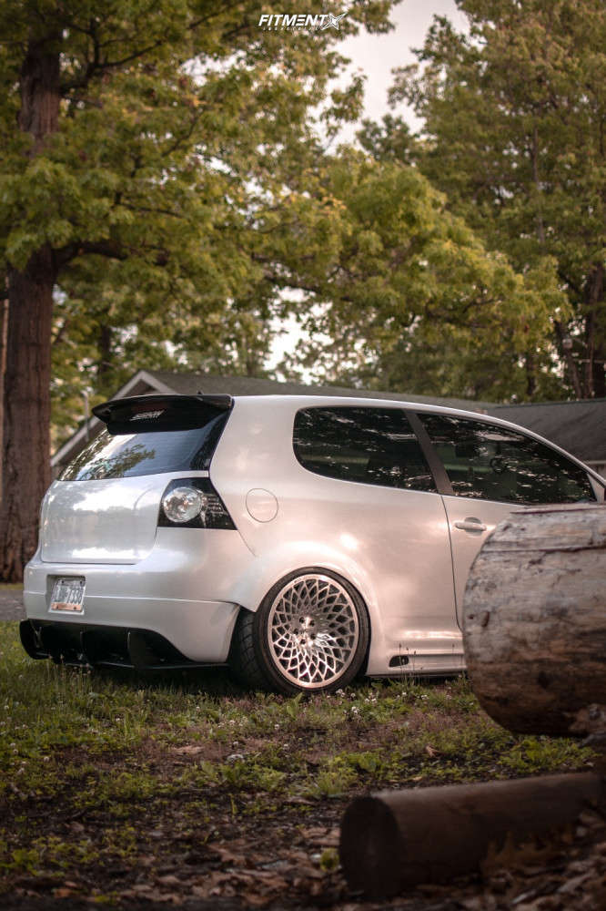 2008 Volkswagen Rabbit 2.5 with 18x8.5 WatercooledIND Mt10 and Toyo ...