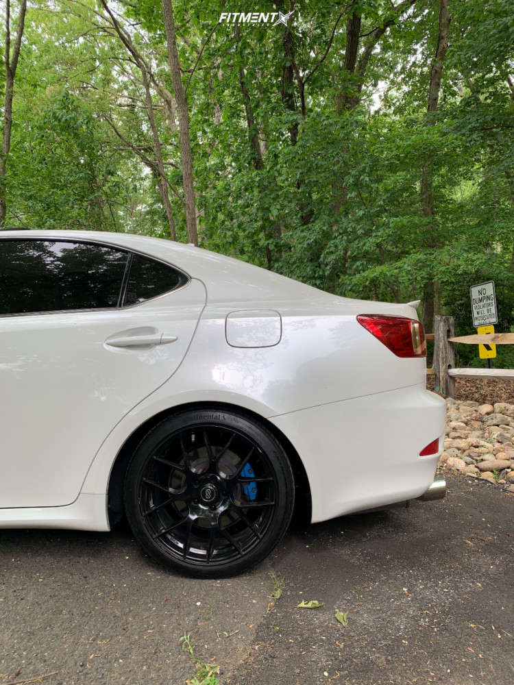2011 Lexus IS350 Base with 18x8.5 Enkei Raijin and Continental 225x40 ...