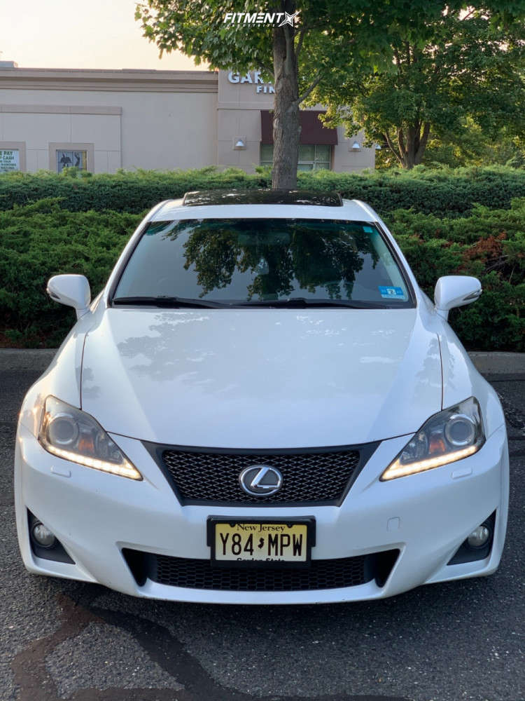 2011 Lexus IS350 Base with 18x8.5 Enkei Raijin and Continental 225x40 ...