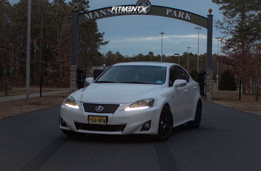 2011 Lexus IS350 Base with 18x8.5 Enkei Raijin and Continental 225x40 ...