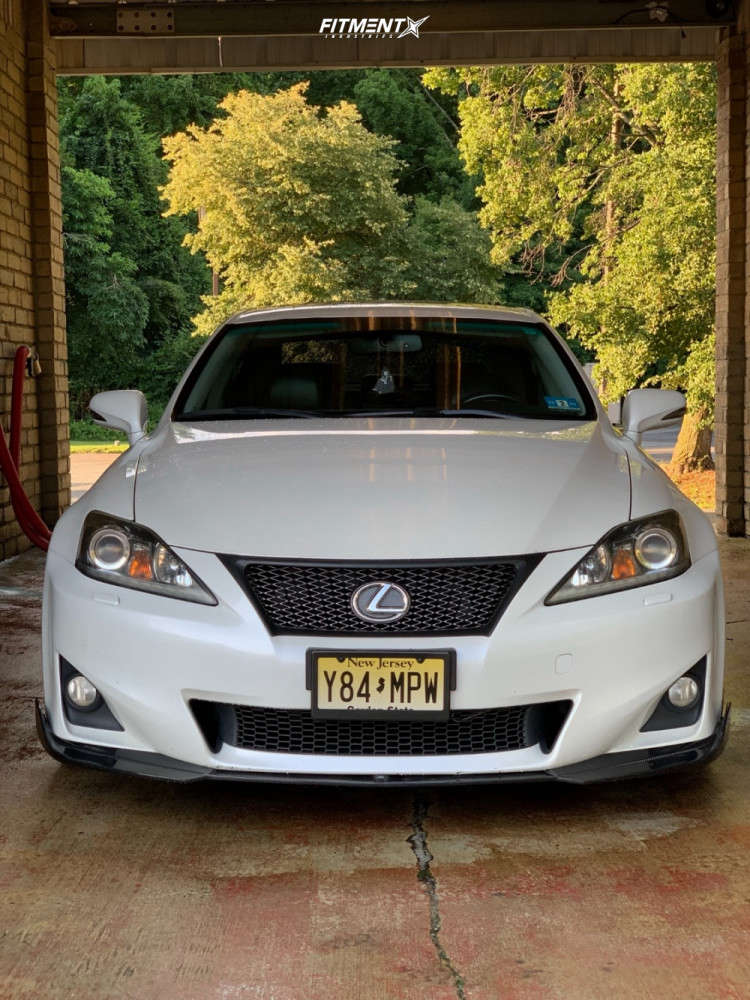 2011 Lexus IS350 Base with 18x8.5 Enkei Raijin and Continental 225x40 ...