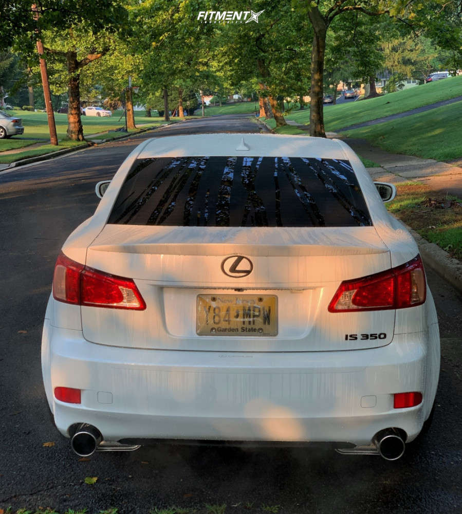 2011 Lexus IS350 Base with 18x8.5 Enkei Raijin and Continental 225x40 ...