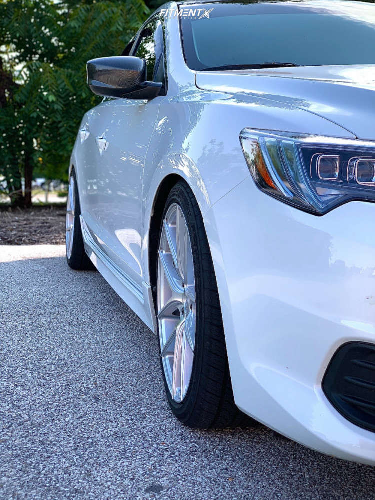 2018 Acura ILX Base with 18x8 Niche Targa and Vercelli 225x40 on ...