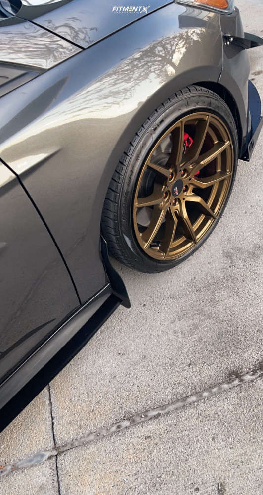 2016 Ford Focus ST with 18x9.5 Option Lab R716 and Kenda 235x45 on ...