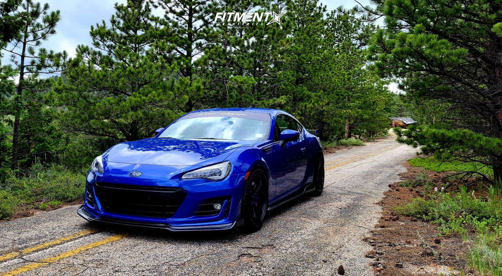 2019 Subaru BRZ Limited with 18x8.5 AVID1 Av6 and Bridgestone 225x40 on ...