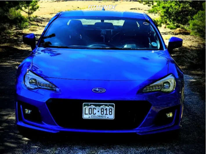 2019 Subaru BRZ Limited with 18x8.5 AVID1 AV6 and Bridgestone 225x40 on ...