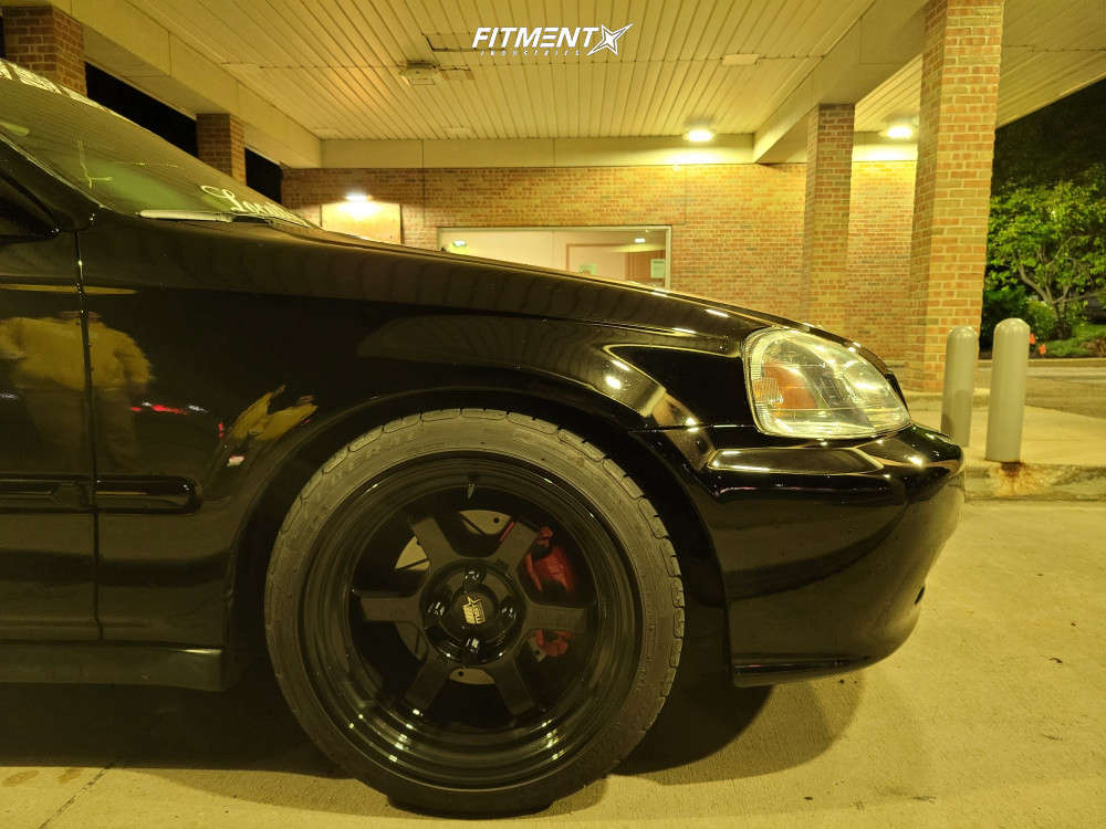 2000 Honda Civic EX with 16x8 MST Time Attack and Federal 195x45 on ...