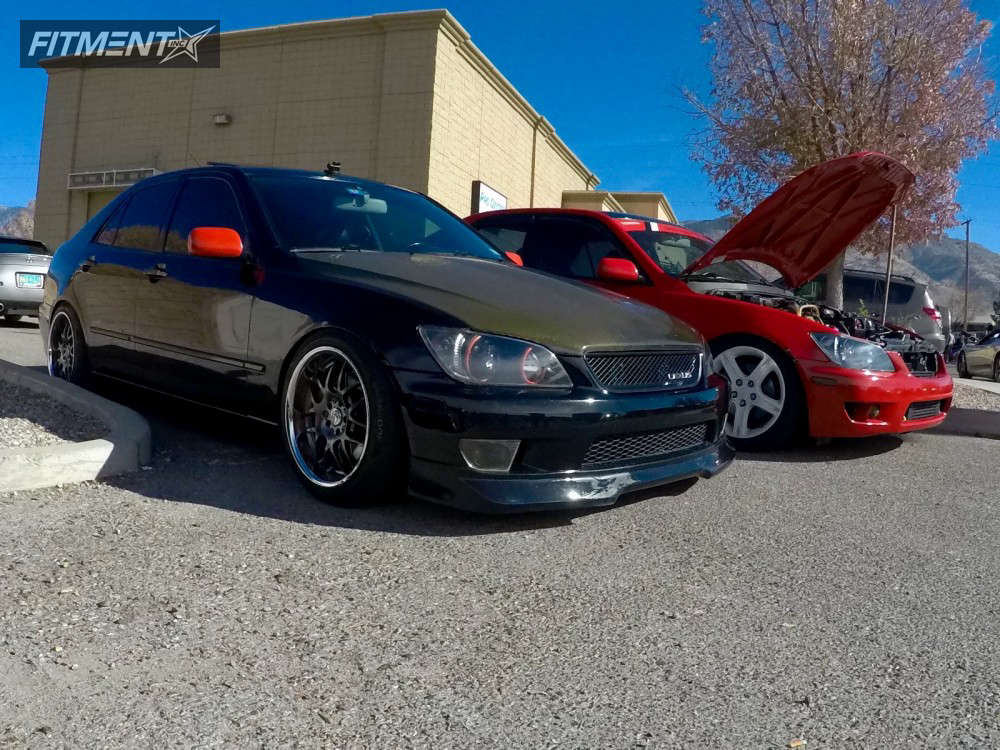 2002 Lexus IS300 E-Shift 4dr Sedan (3.0L 6cyl 5A) with 17x9 XXR 526 and ...