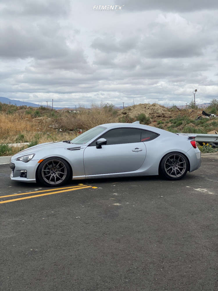 2016 Subaru BRZ Limited with 18x9.5 Option Lab R716 and Federal 235x40 on Coilovers | 1807467 ...