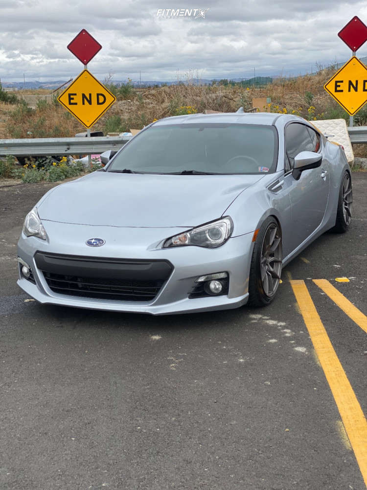 2016 Subaru BRZ Limited with 18x9.5 Option Lab R716 and Federal 235x40 on Coilovers | 1807467 ...