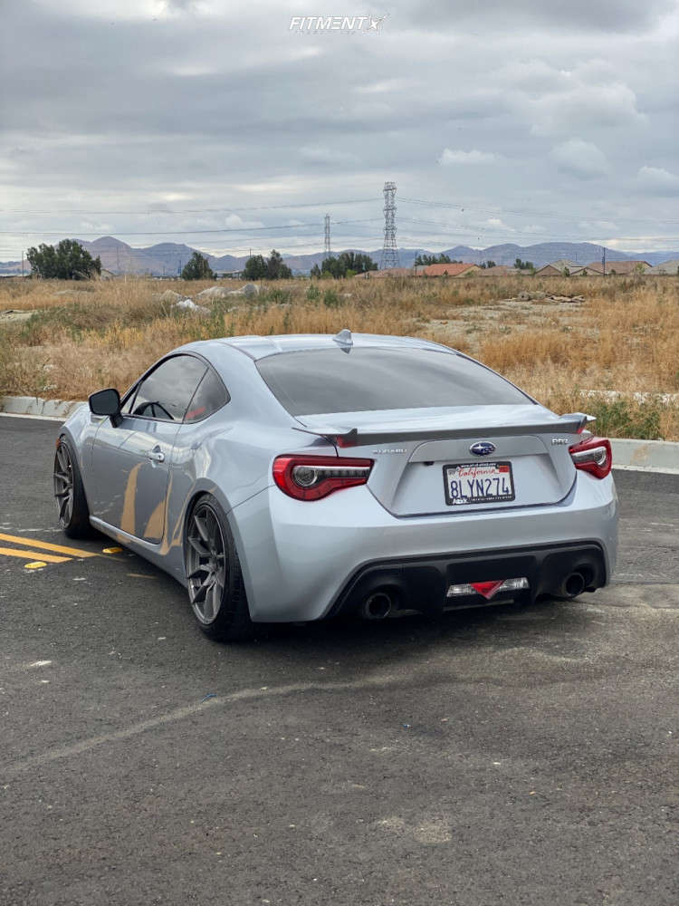 2016 Subaru BRZ Limited with 18x9.5 Option Lab R716 and Federal 235x40 on Coilovers | 1807467 ...