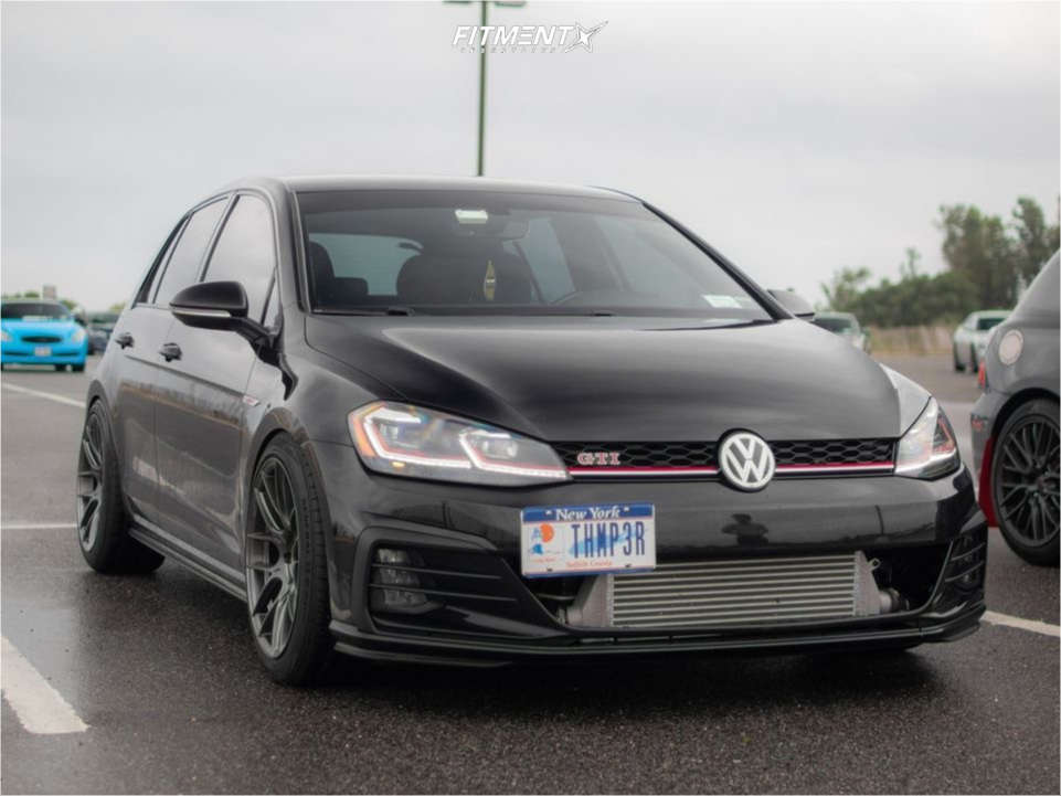 2019 Volkswagen GTI Rabbit Edition with 18x9.5 Aodhan Ah-x and General ...