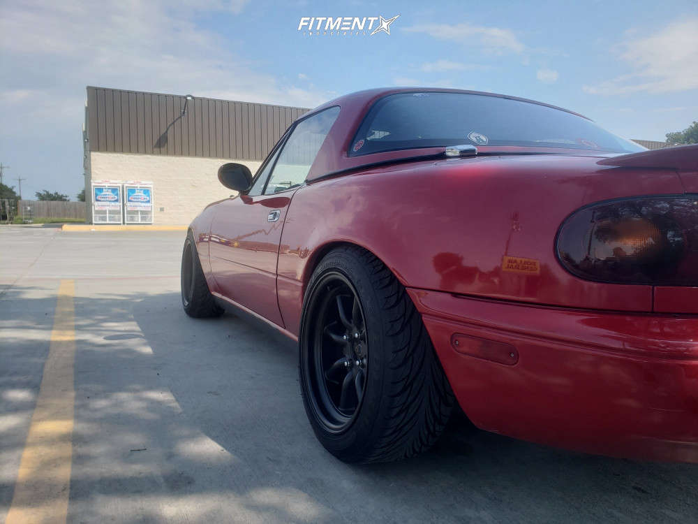 1992 Mazda MX-5 Miata Base with 15x8 Rota Rkr and Federal 195x50 on ...