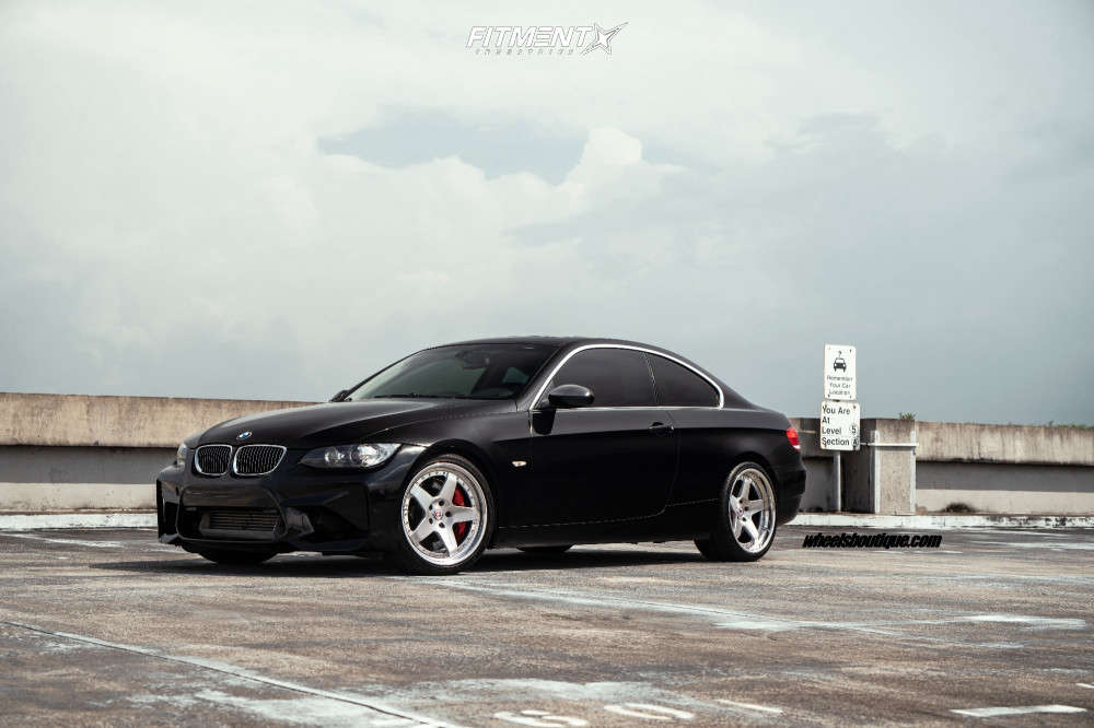 2007 BMW 335i Base with 19x9 HRE C105 and Falken 245x35 on Lowering ...