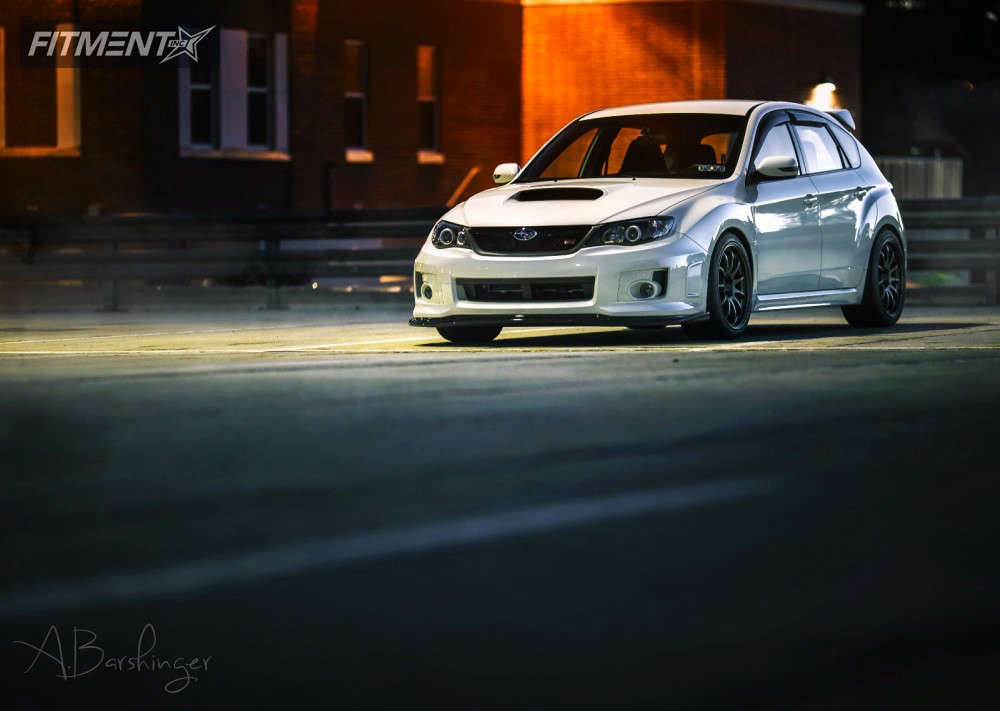 2013 Subaru WRX STI Sport-tech with 18x9.5 Work Emotion 11R and ...