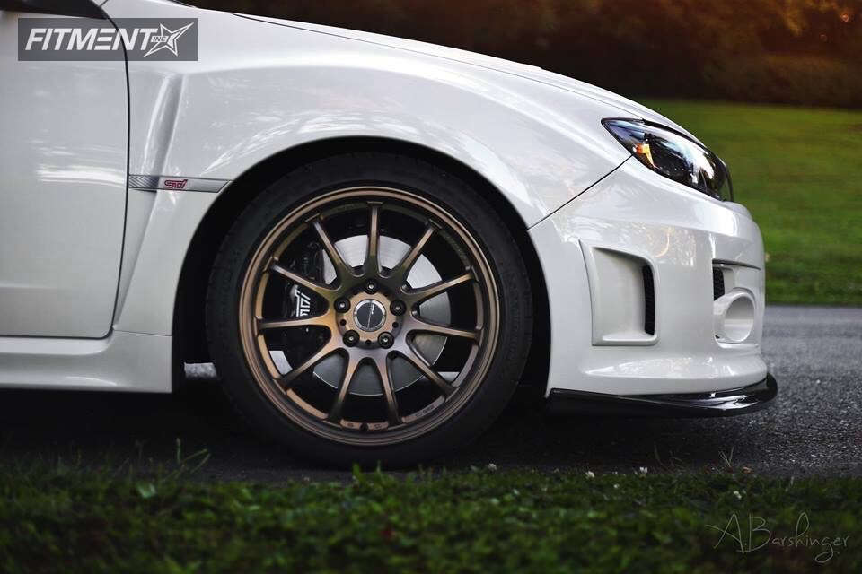 2013 Subaru WRX STI Sport-tech with 18x9.5 Work Emotion 11R and ...