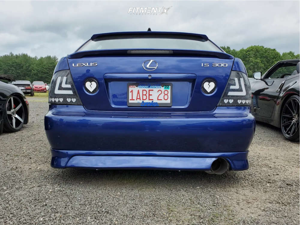 2002 Lexus IS300 E-Shift 4dr Sedan (3.0L 6cyl 5A) with 18x8.5 Aodhan ...