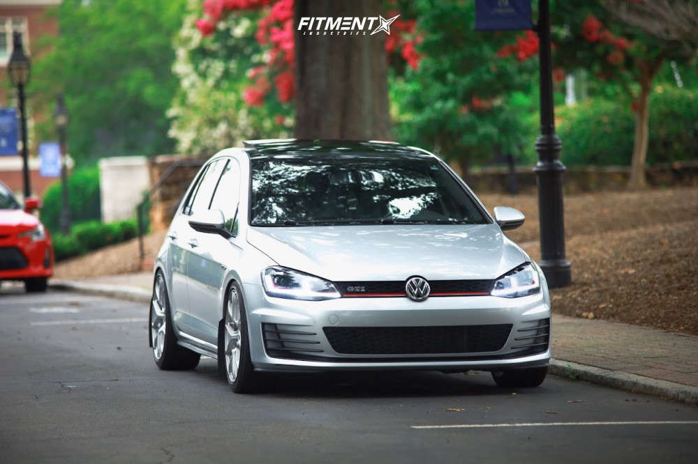 2016 Volkswagen GTI SE with 19x8.5 APR A01 and Goodyear 235x40 on ...