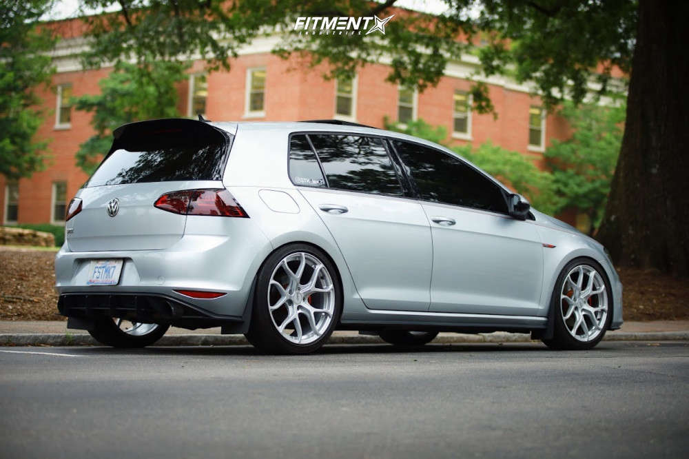 2016 Volkswagen GTI SE with 19x8.5 APR A01 and Goodyear 235x40 on ...