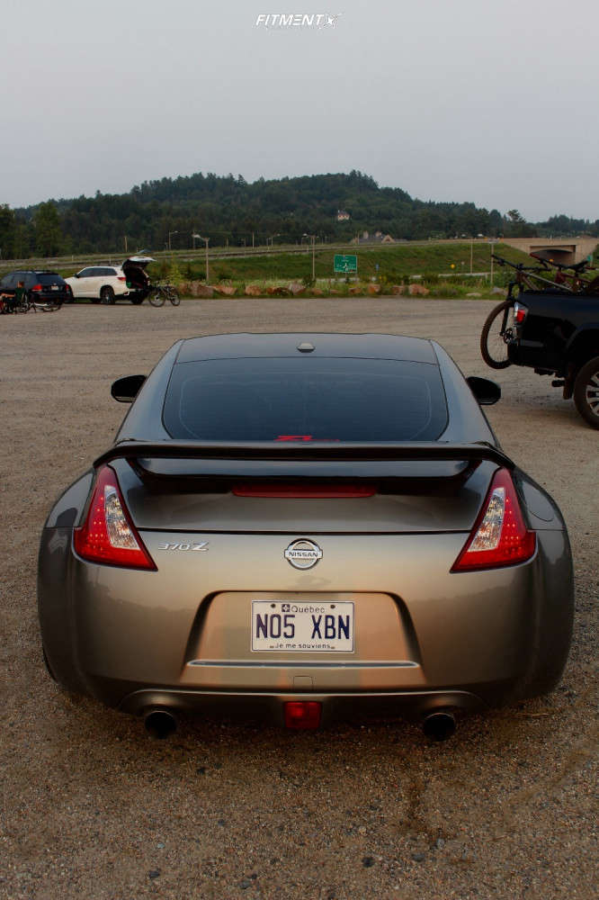 2010 Nissan 370Z Touring with 19x10.5 305 Forged Ft101 and Continental ...
