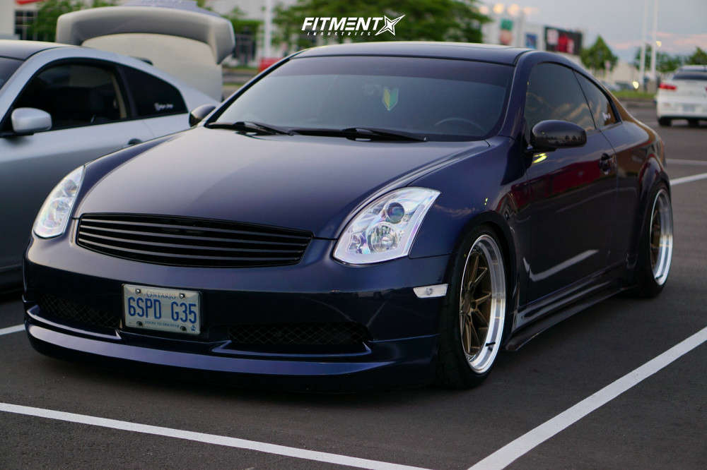 2004 INFINITI G35 Rwd 2dr Coupe w/Leather (3.5L 6cyl 6M) with 19x9.5 ...