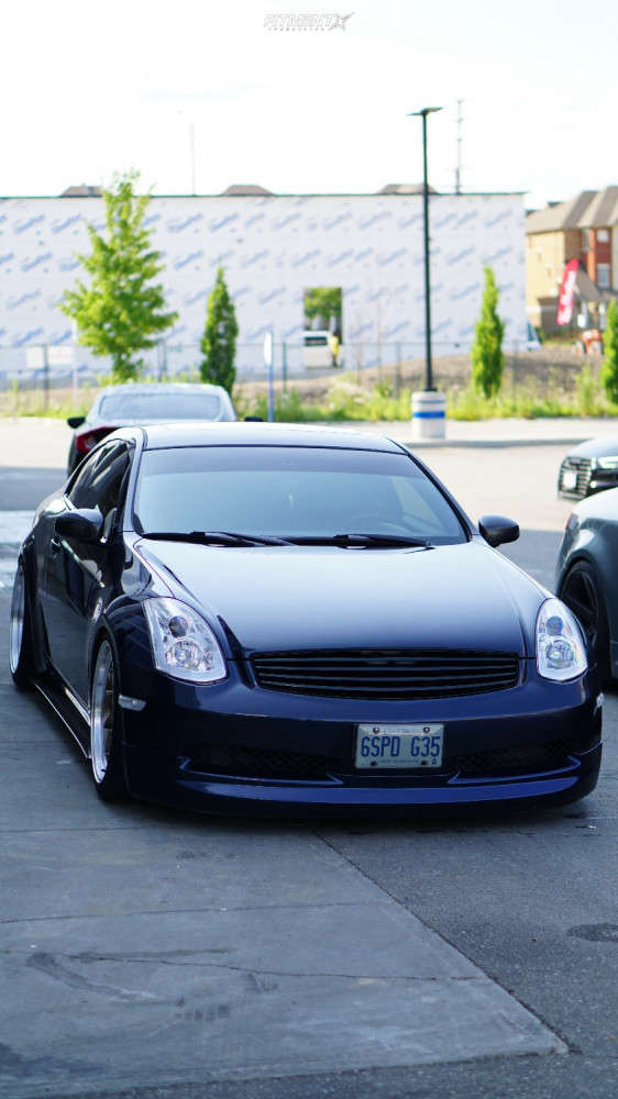 2004 INFINITI G35 Rwd 2dr Coupe w/Leather (3.5L 6cyl 6M) with 19x9.5 ...