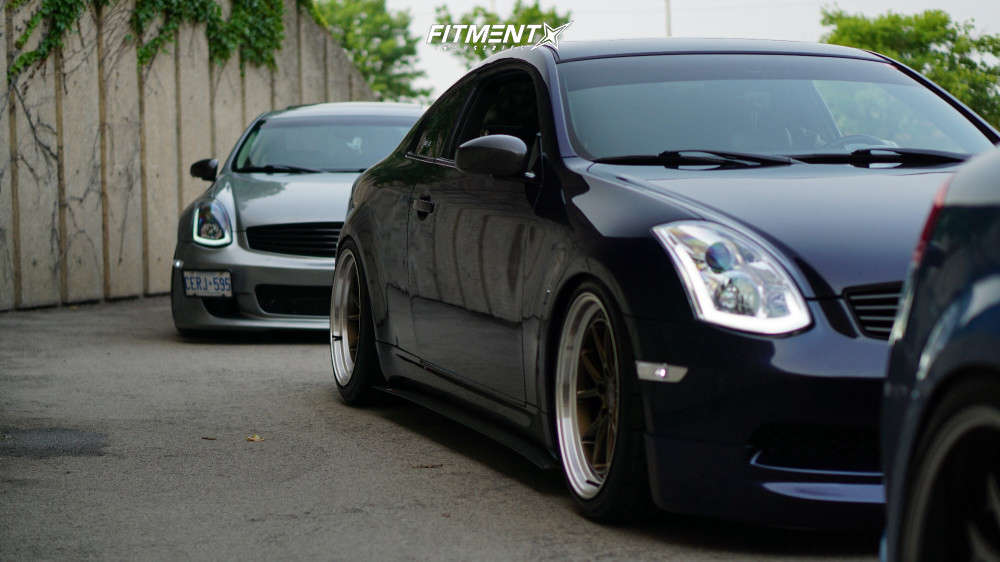 2004 INFINITI G35 Rwd 2dr Coupe w/Leather (3.5L 6cyl 6M) with 19x9.5 ...