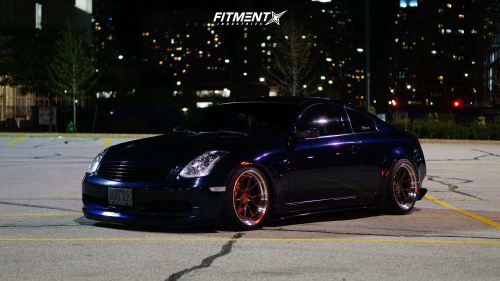2004 INFINITI G35 Rwd 2dr Coupe w/Leather (3.5L 6cyl 6M) with 19x9.5 ...