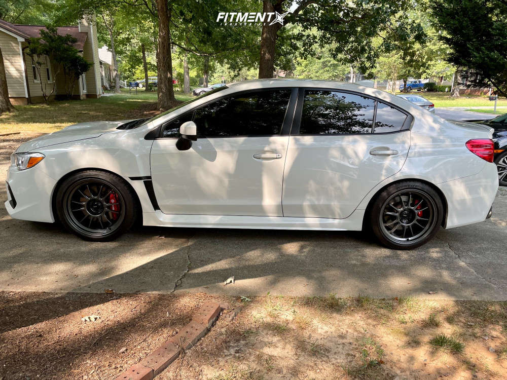 2020 Subaru WRX Premium with 18x9.5 Konig Hypergram and Dunlop 245x40 ...